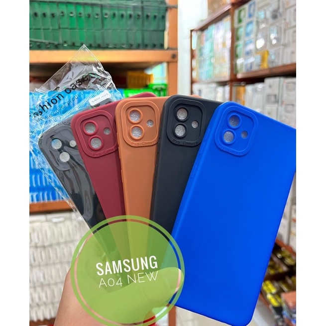 Jual Samsung A04 2022 new Softcase Case Pro Camera Macaron 3D | Shopee Indonesia