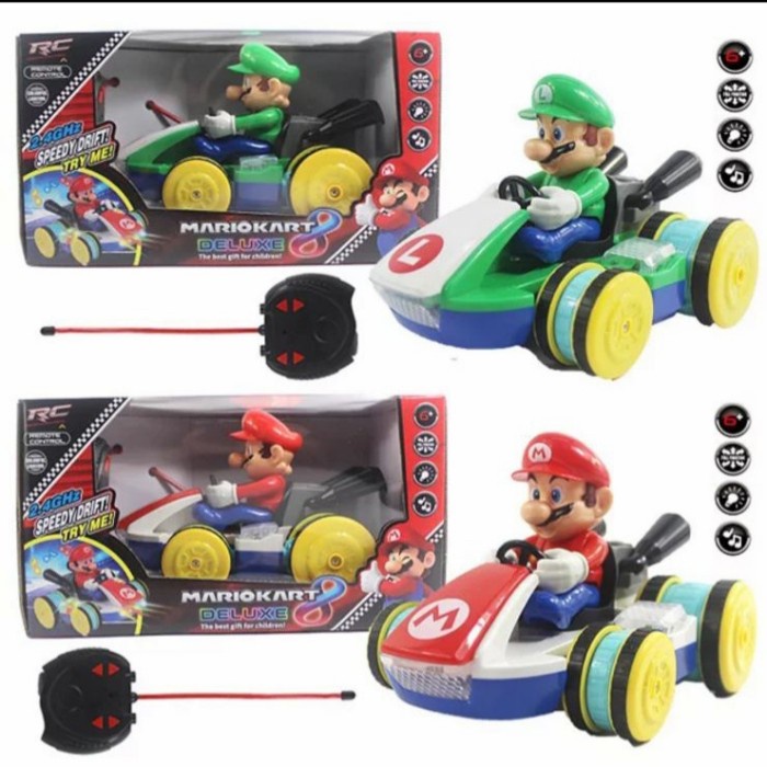 Jual Mario Kart Deluxe 8 Remote Control Car Toys Mainan Mobil Mario ...