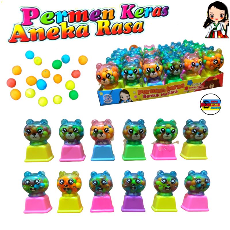 Jual Permen Mainan Keranjang Beruang 1 pc - Permen Keras Jadul Aneka ...