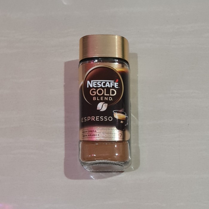 Jual KOPI NESCAFE GOLD BLEND ESPRESSO 100% ARABICA COFFEE 100 GRAM ...