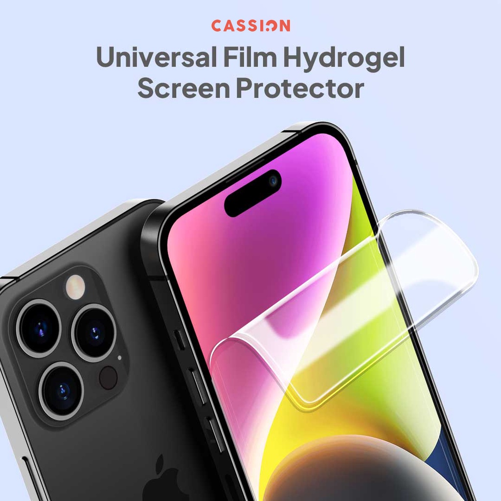 Jual Universal Film Hydrogel Screen Protector Custom Tipe Hp | Shopee ...