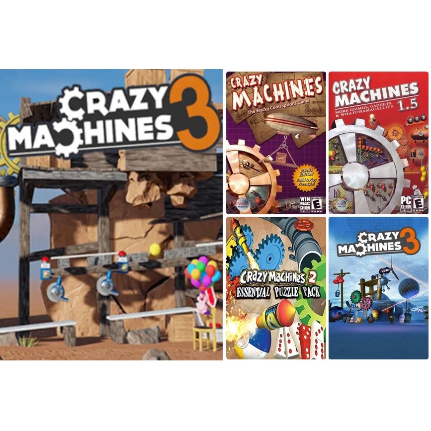Jual Crazy Machines Game Paket Lengkap SEMUA SERI untuk PC Laptop ...
