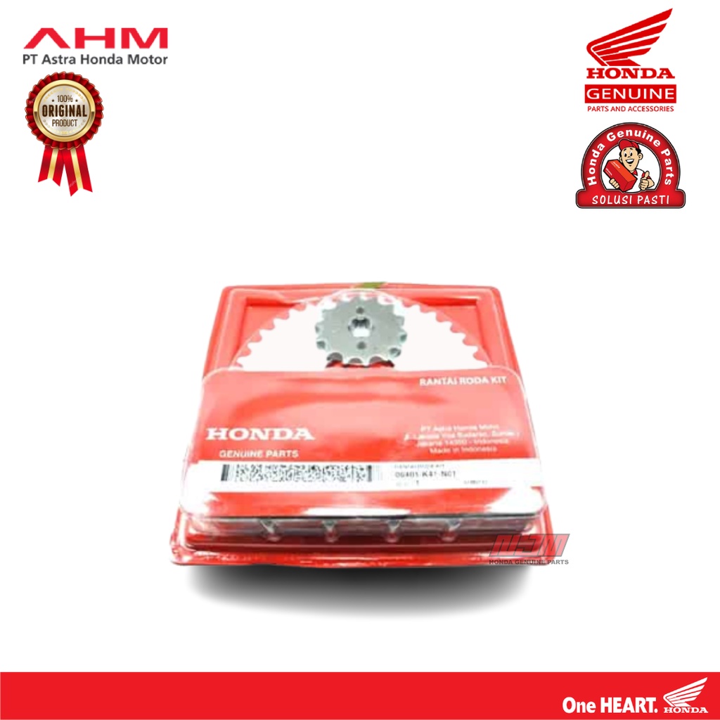 Jual Rantai Roda Kit (Drive Chain Kit) – Supra X 125 FI / 06401-K41-N01 | Shopee Indonesia