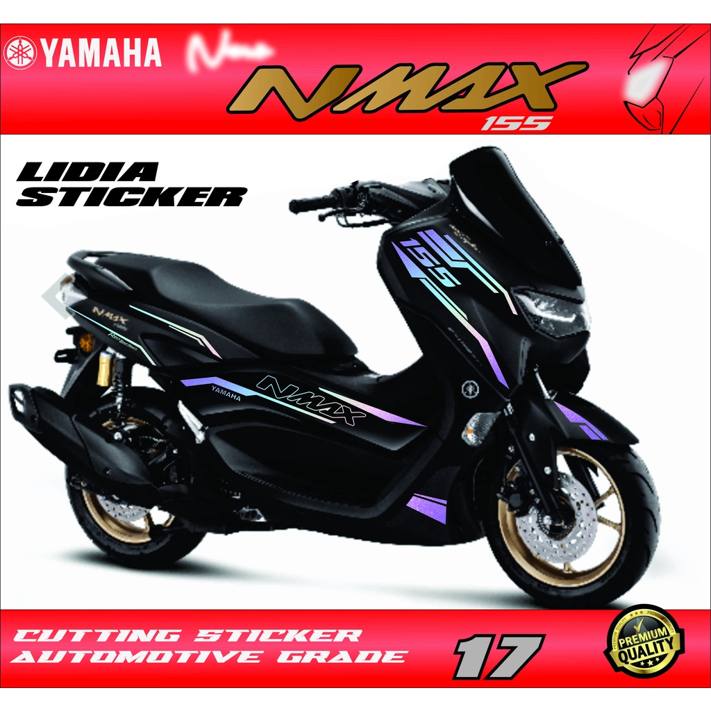 Jual STICKER NMAX NEW LIS BODY NMAX BARU 017 | Shopee Indonesia