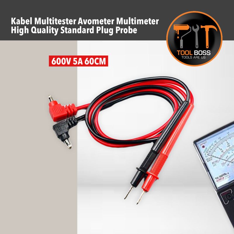 Jual KABEL MULTITESTER AVOMETER MULTIMETER HIGH QUALITY STANDARD PLUG ...
