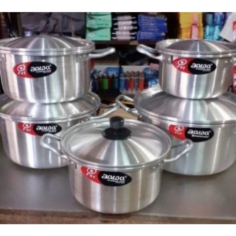 Jual Panci set Jawa isi 5 pcs / panci 16-24 jawa / panci murah Khusus ...