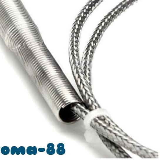 Jual Sensor Suhu RTD PT100 Probe 10cm 100mm PT-100 Kabel 2M 2 Meter ...