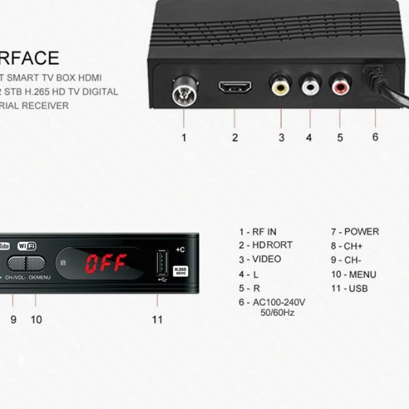 Jual SET TOP BOX STB DVB T2 XTREAMER DZ084 DIGITAL TV TUNER - FULLSET ...