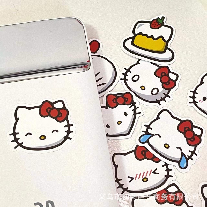 Jual Agftoys Stiker Kecil Lucu Hello Kitty & Friends isi 1 pack 40 ...
