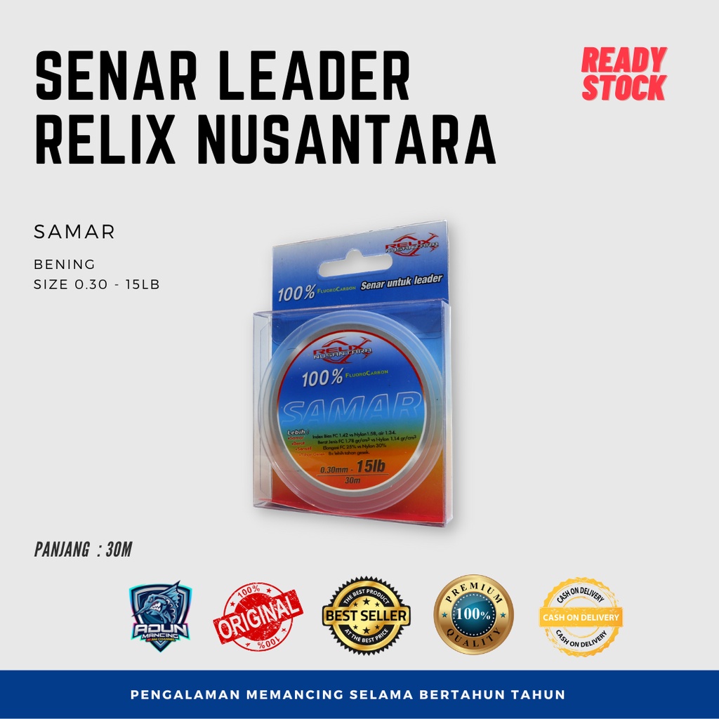Jual Senar Leader Samar Relix Nusantara flurocarbon | Shopee Indonesia