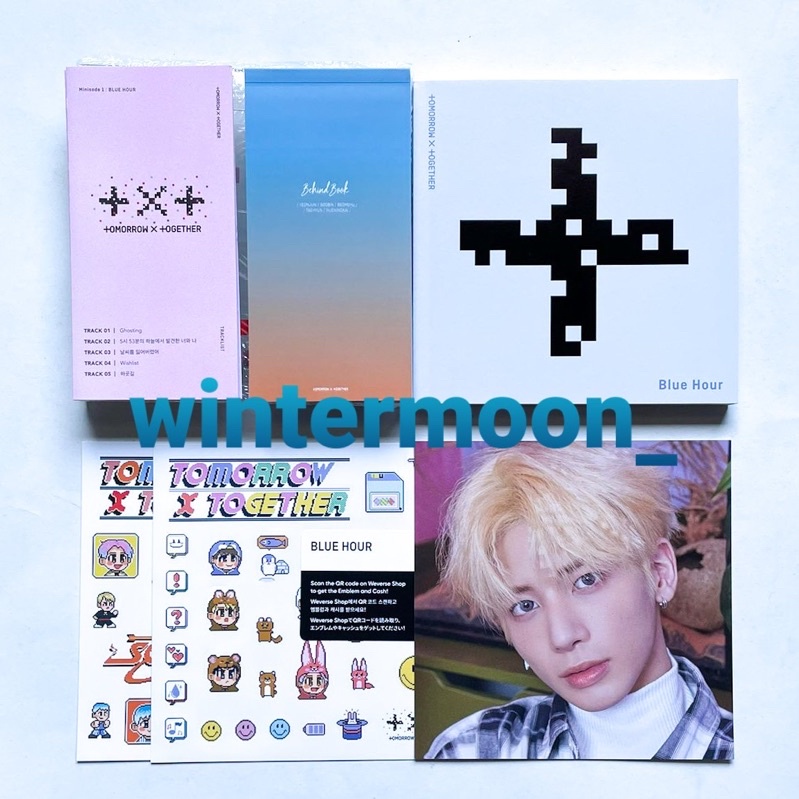 Jual TXT Minisode Blue Hour R Version Fullset Unsealed with Taehyun ...