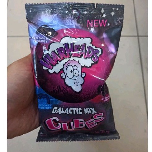 Jual Warheads Galactic Mix Cubes Jelly Candy With Black Hole Cherry ...