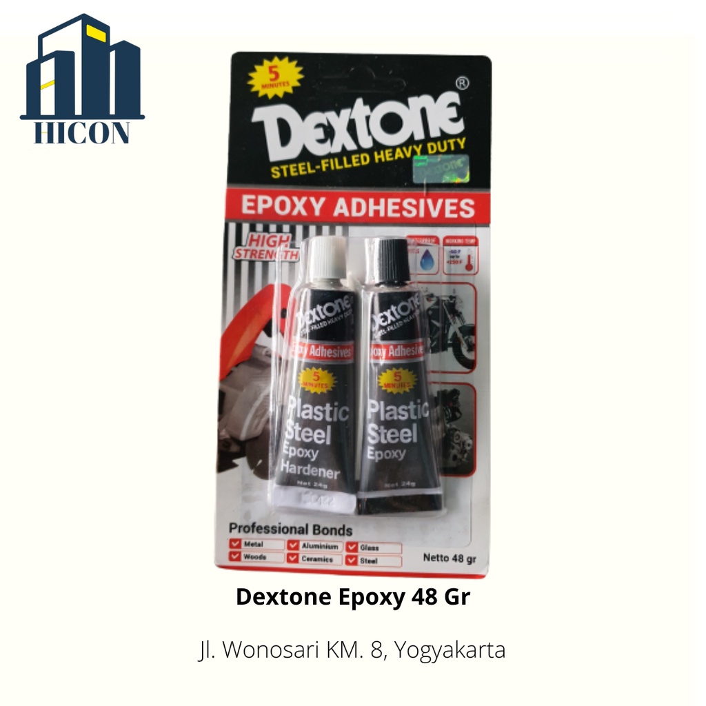 Jual Dextone Epoxy Adhesive 5 Menit - 48 Gr | Shopee Indonesia