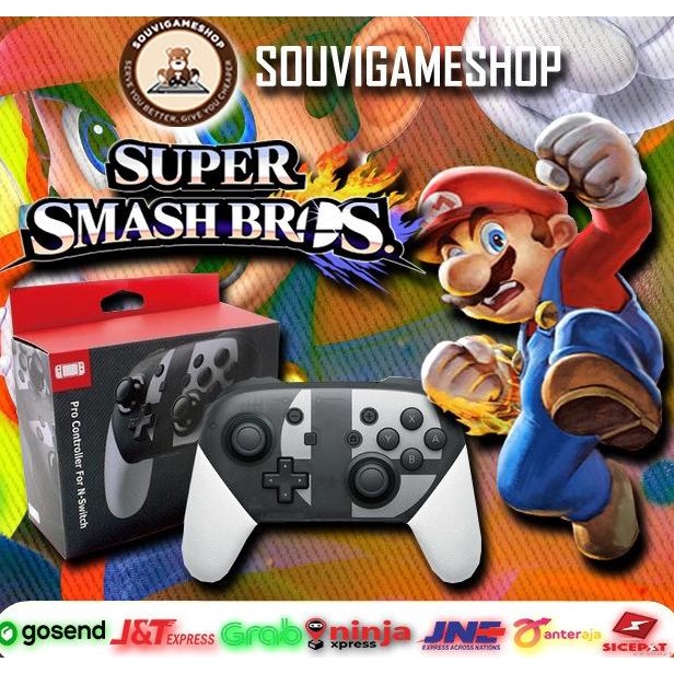 Jual NINTENDO SWITCH PRO CONTROLLER SUPER SMASH BROS LIMITED EDITION | Shopee Indonesia