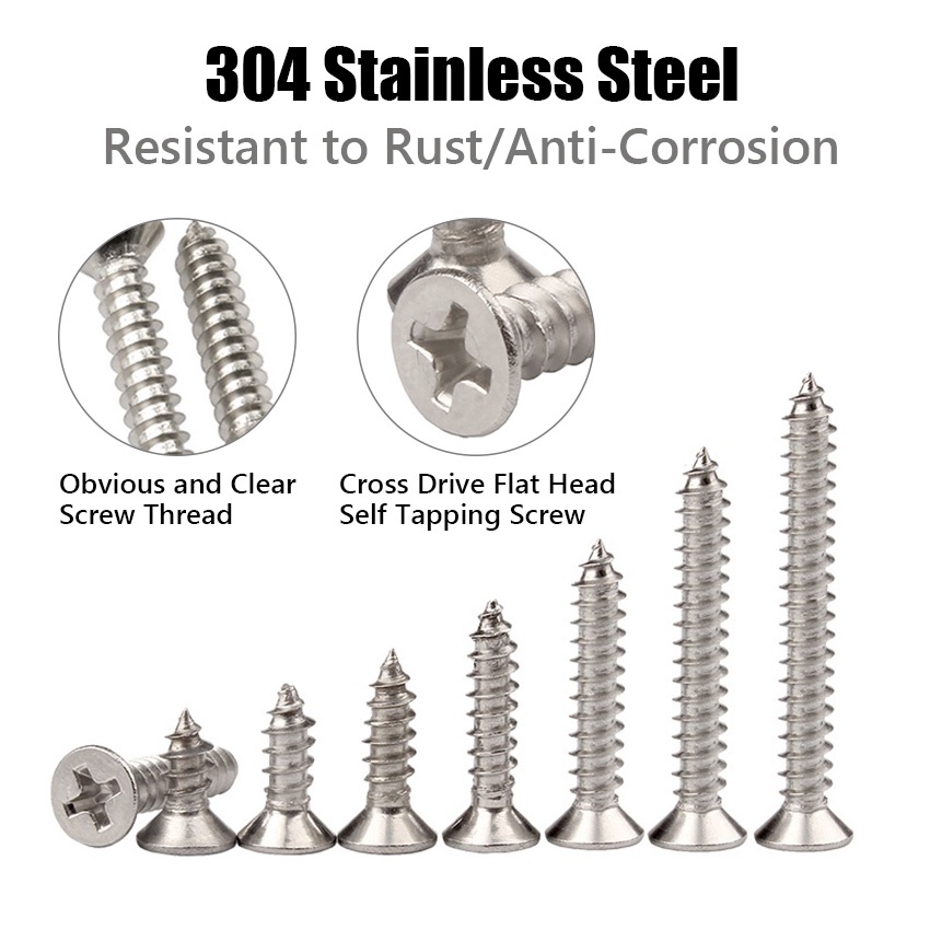 Jual 800Pcs Sekrup Transistor Final Panjang 4mm-12mm Sekrup Skrup FAB Sekrup Tapping Baut Mur ...