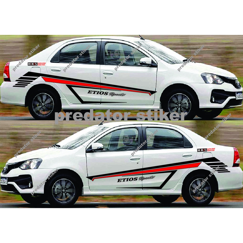 Jual Stiker mobil sedan etios 2 warna Cutting Stiker tribal keren ...