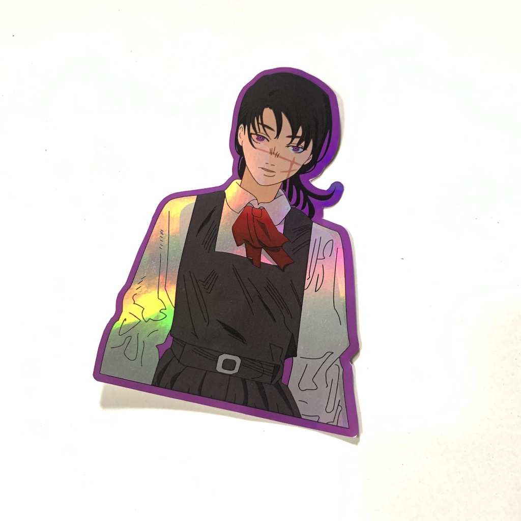 Jual Chainsaw Man Hologram Stiker Anime - Yoru War Devil | Shopee Indonesia
