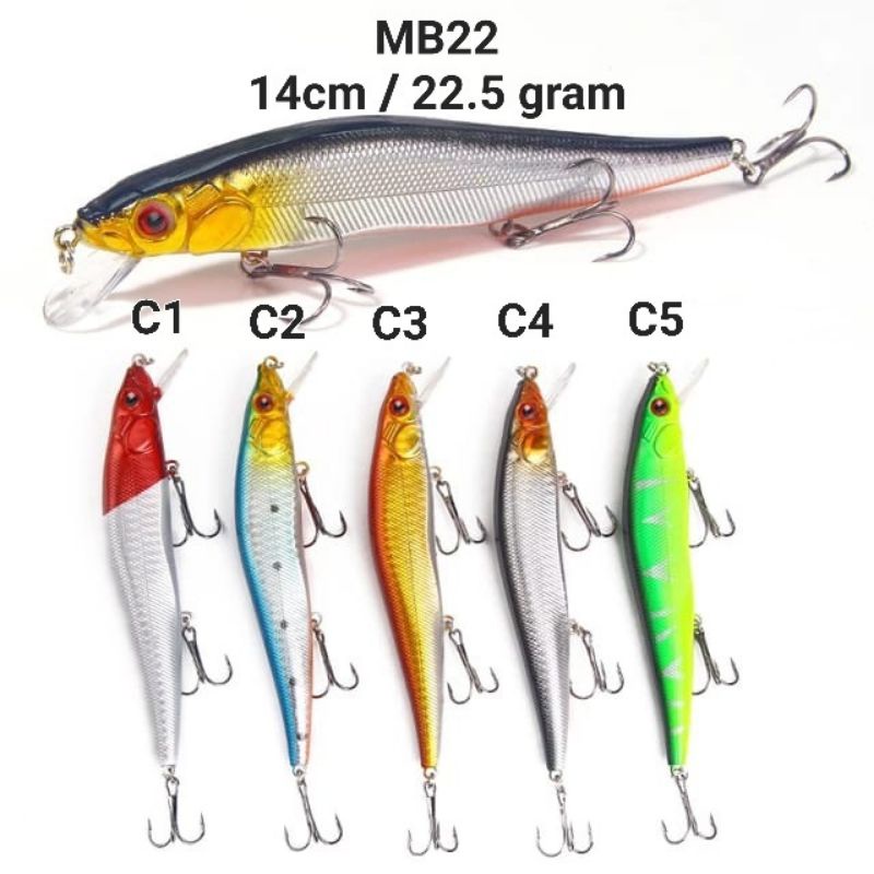 Jual umpan Minnow besar MB22 | Shopee Indonesia