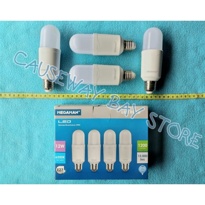 Jual LAMPU LED 12W PAKET MEGAMAN(CAHAYA PUTIH ) | Shopee Indonesia