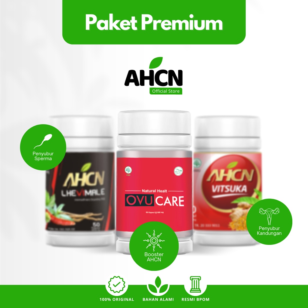 Jual Paket Promil Premium AHCN Isi 3 Botol Obat Penyubur Wanita Vitsuka ...