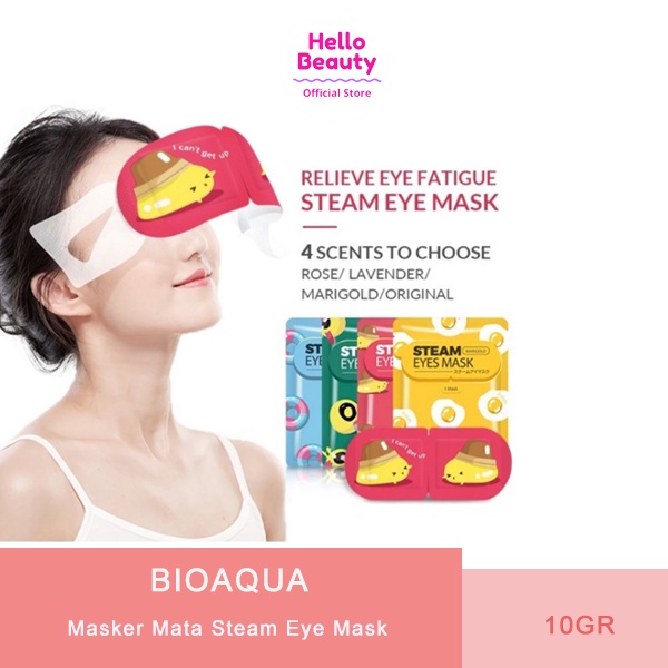 Jual BIOAQUA Masker Mata Steam Eye Mask | Shopee Indonesia