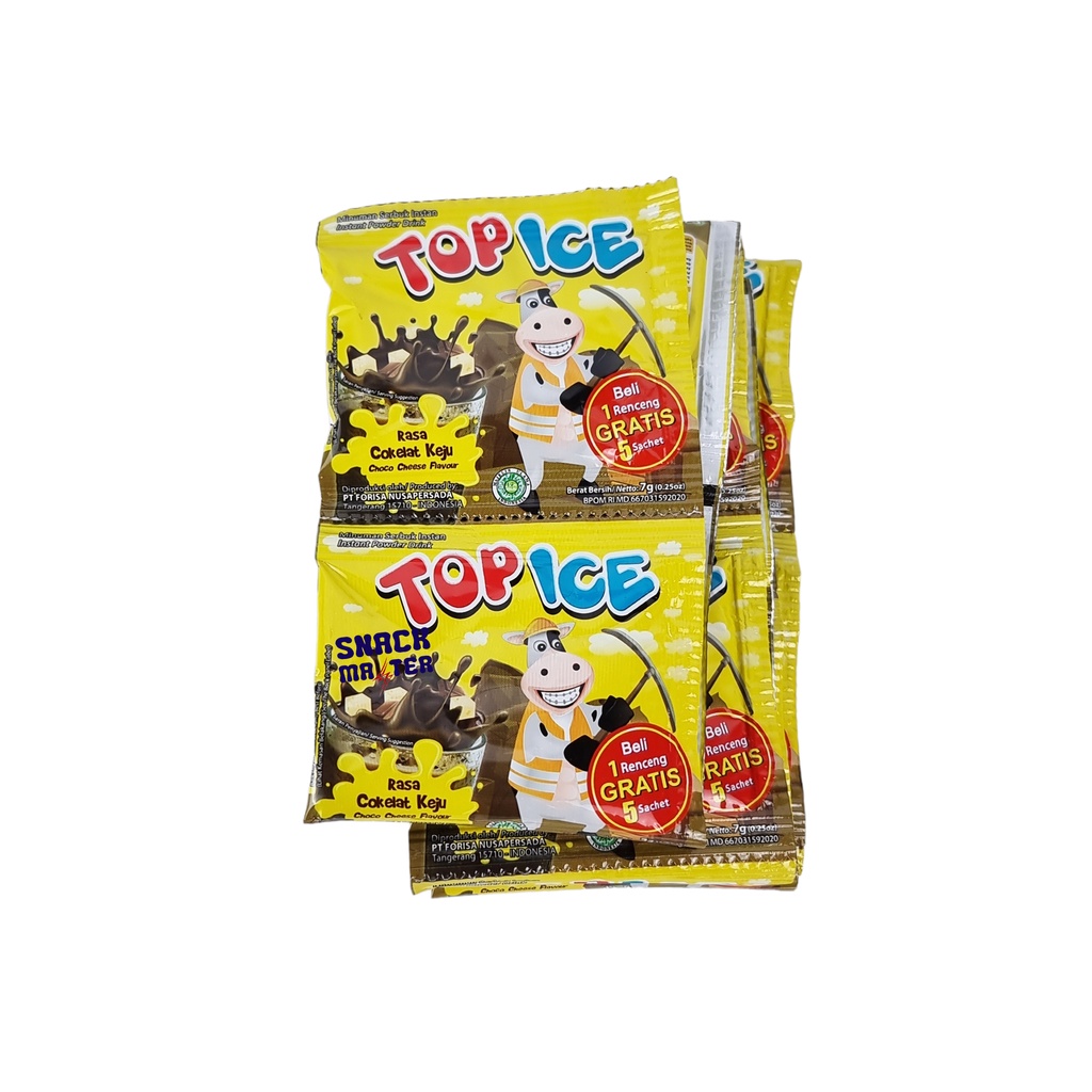 Jual Top Ice Renceng Minuman Instant Serbuk Aneka Rasa - Isi 10 bks x ...