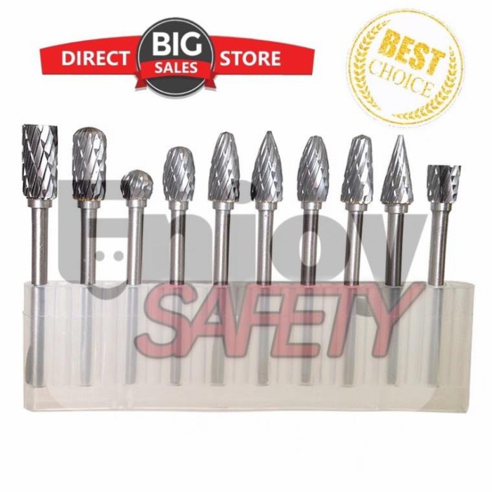 Jual Mata Tuner 10 Pc Porting Bor Tuner 3Mm X 6Mm Carbide / Mata Bor ...