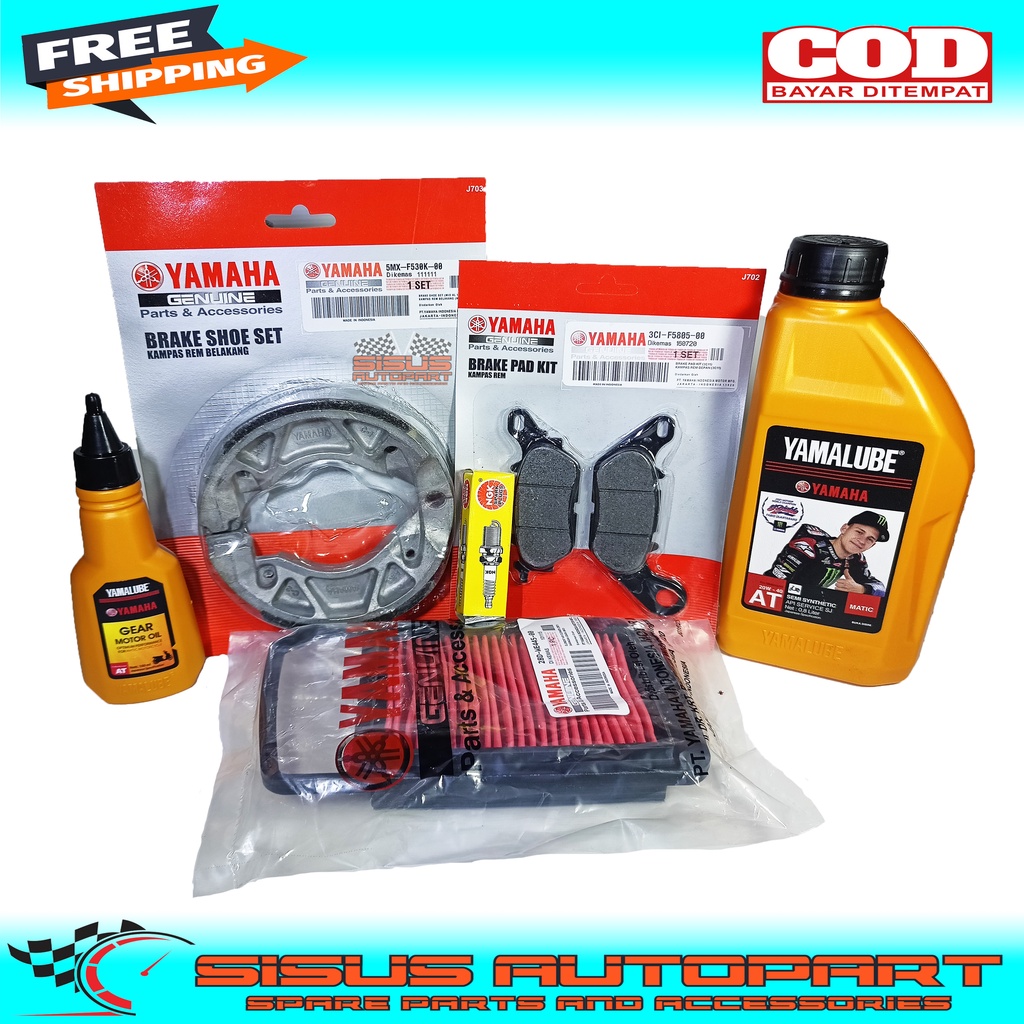 Jual PAKET SERVICE MIO SMILE MIO SPORTY / PAKET KAMPAS REM DEPAN ...