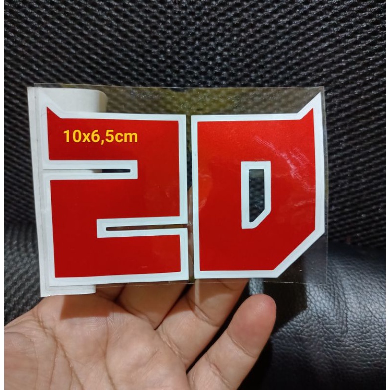 Jual Stiker motor nomor star Quartararo stiker cutting | Shopee Indonesia