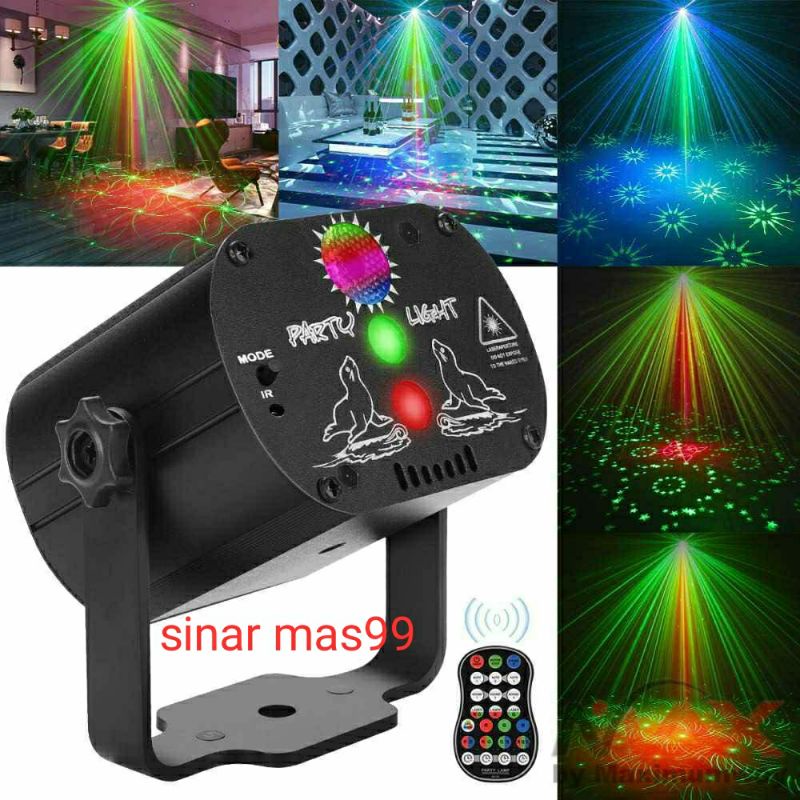 Jual Lampu Proyektor Laser LED 60Patterns Lampu Panggung Lampu Disco DJ ...