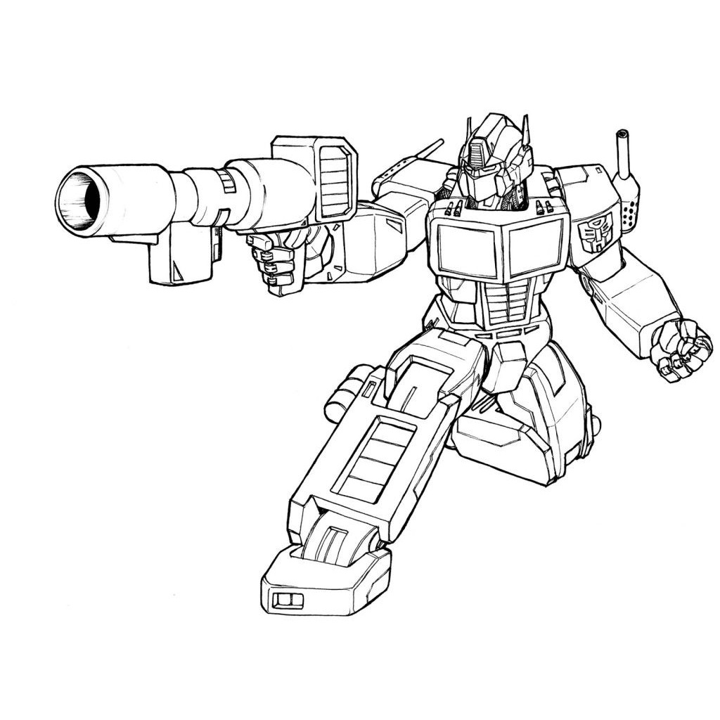 Jual Gambar Sketsa Mewarnai / Transformers / Part 1 / Gambar Sketsa ...
