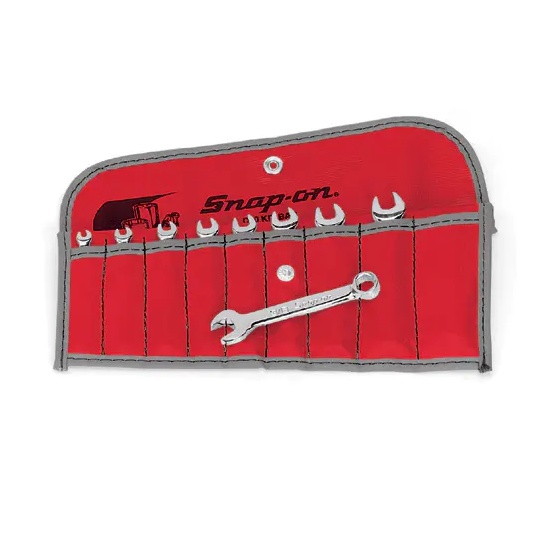 Jual Snap On 9 pc 6-Point SAE Flank Drive® Midget Combination Wrench ...