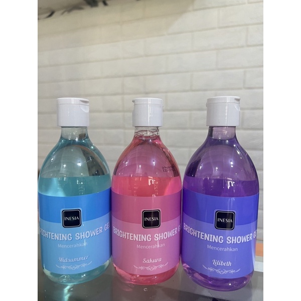 Jual INESIA Brightening Showe Gel 300 ML | Shopee Indonesia