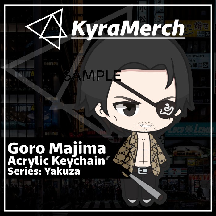 Jual Keychain Yakuza Series Goro Majima | KyraMerch Anime Fanmerch ...