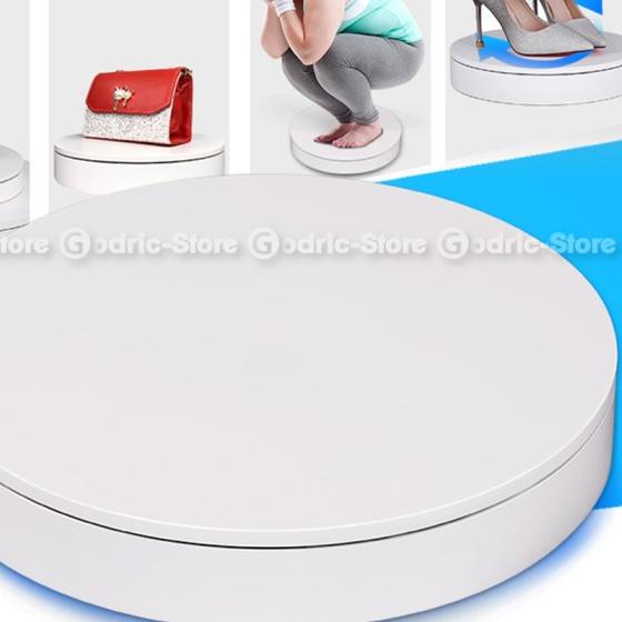 Jual Turntable Tempat Foto Produk Putar Stand Display Turn Table Studio ...