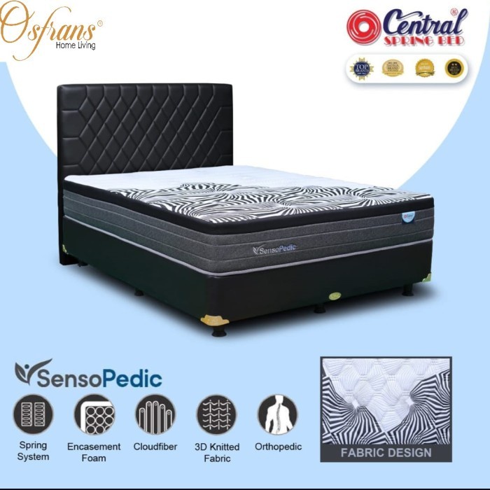 Jual Central Springbed Sensopedic Orthopedic - Fullset Aurora - Sentral ...