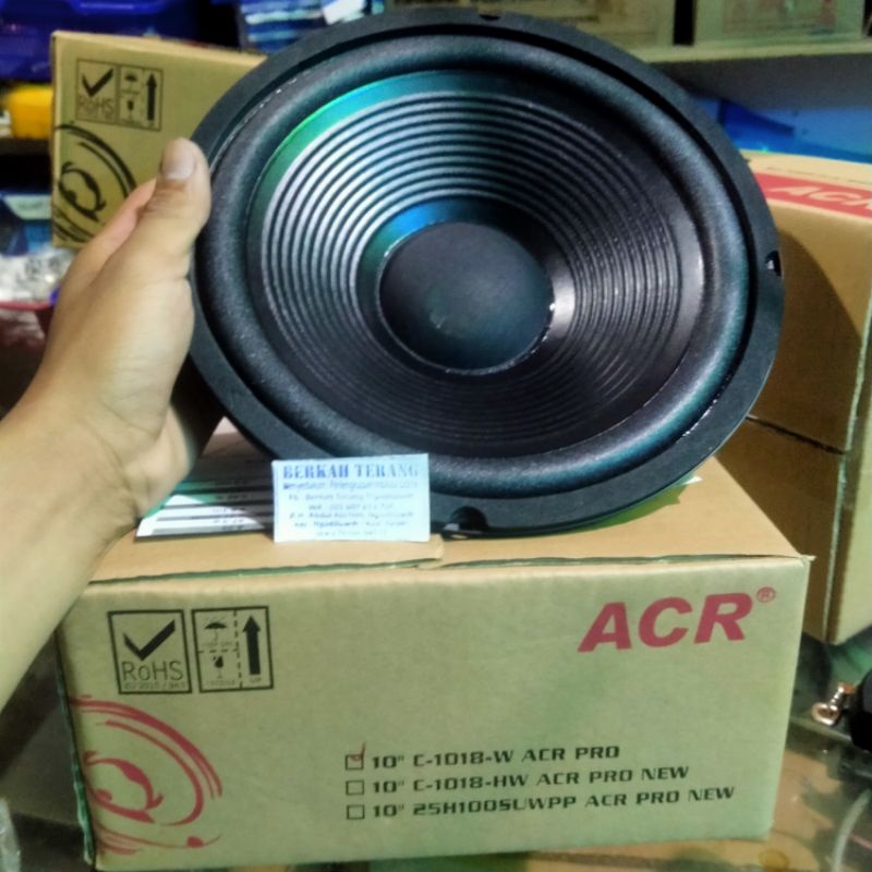 Jual Speaker Woofer ACR 10 inch C-1018-w ACR Pro | Shopee Indonesia