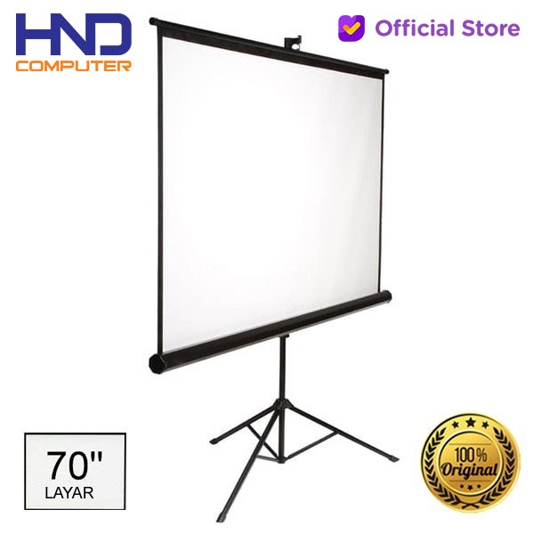Jual Tripod Screen Projector - Layar Proyektor Tripod 96" | Shopee Indonesia
