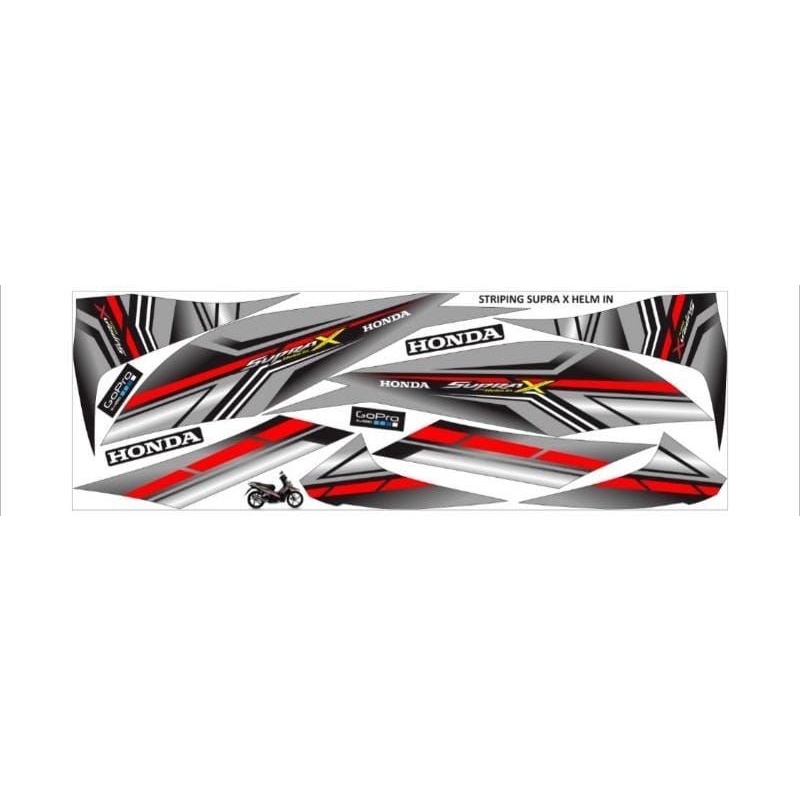 Jual STRIPING MOTOR HONDA SUPRA X 125 HELM IN GRAFIS / STIKER LIS ...