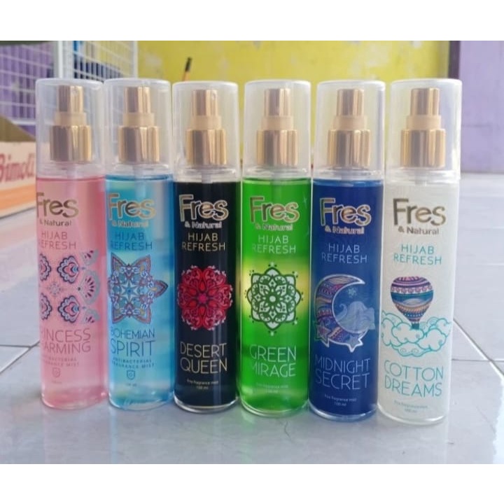 Jual Fres & Natural Hijab Refresh Spray Cologne 100ml | Shopee Indonesia