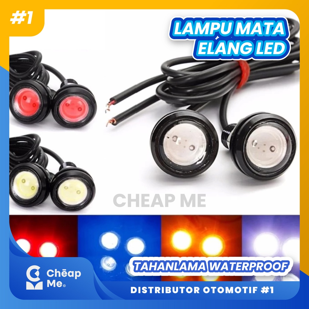 Jual Lampu Mata Elang Led EAGLE EYE 23mm DRL Led Motor Mobil UNIVERSAL | Shopee Indonesia