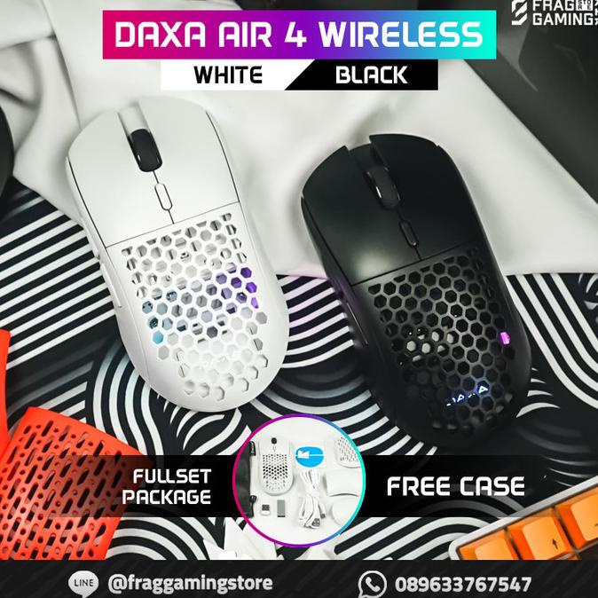Jual Rexus Daxa Air 4 / Daxa Air IV Wireless Gaming Mouse - 3370/2.4Ghz ...