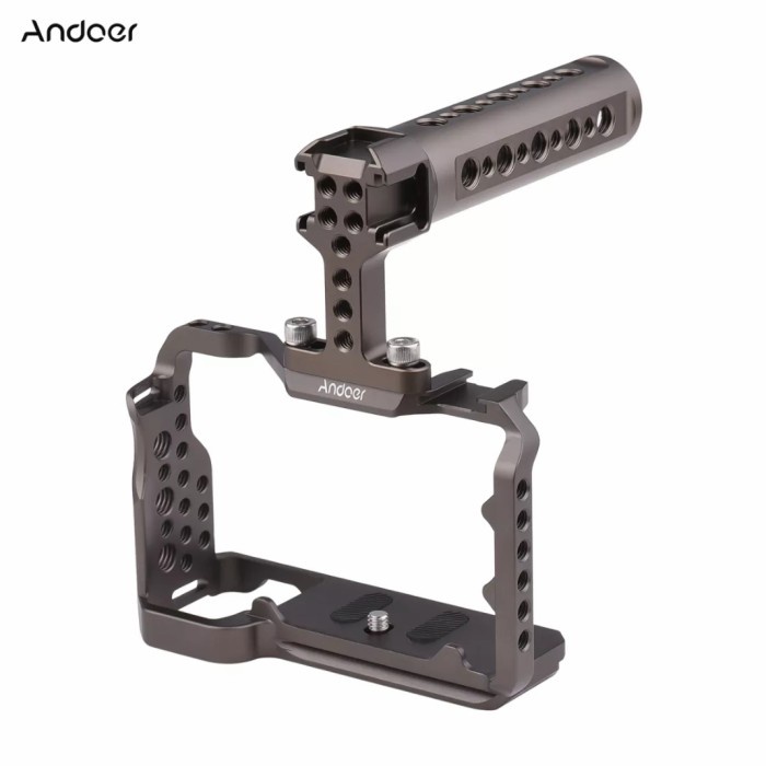 Jual Sta Andoer Rig Cage Top Handle Hand Grip Stabilizer Camera Kamera ...