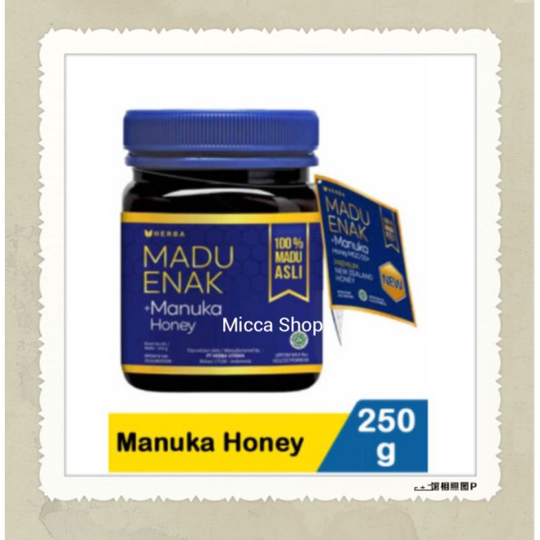 Jual Madu Enak manuka 250gr / manuka honey / madu manuka / madu ...