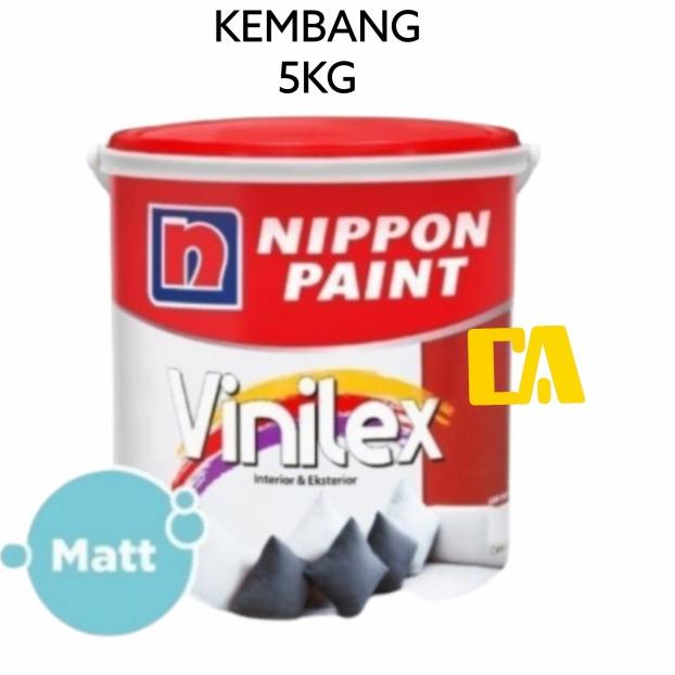 Jual CAT VINILEX KEMBANG 5KG - white 300 | Shopee Indonesia