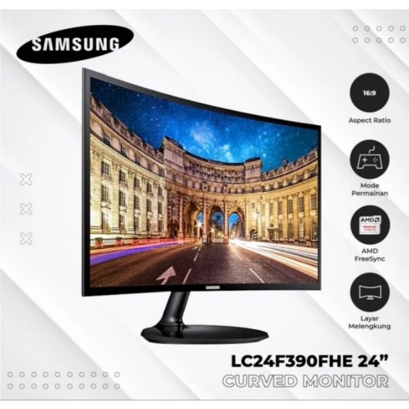 Jual Monitor Samsung CURVED LED IPS 24" | Shopee Indonesia