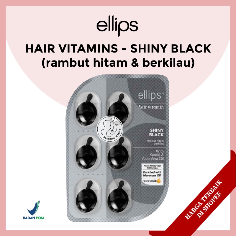 Jual ELLIPS Hair Vitamin Isi 6 | Vitamin Rambut Elips 1 Blister Isi 6 ...