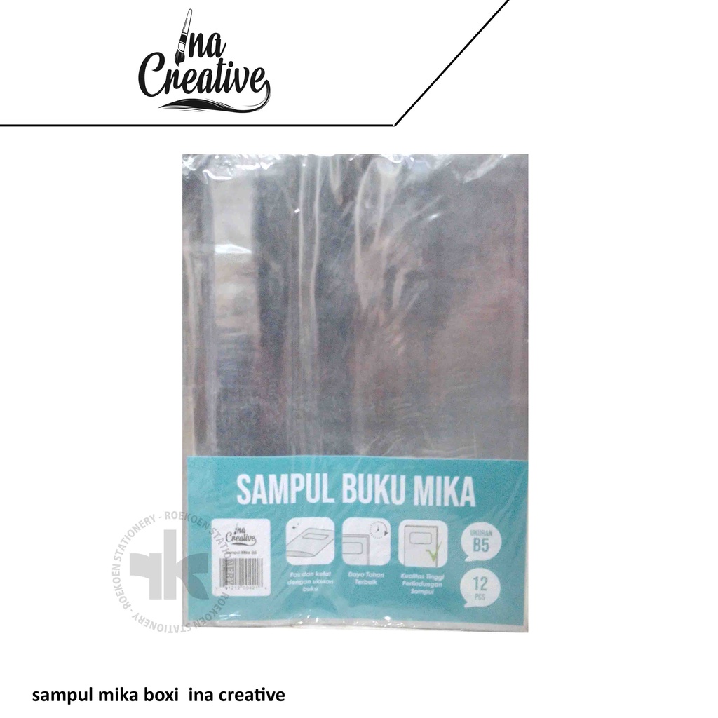 Jual Ina Creative Sampul Boxy Mika Polos (12 Lembar) | Shopee Indonesia