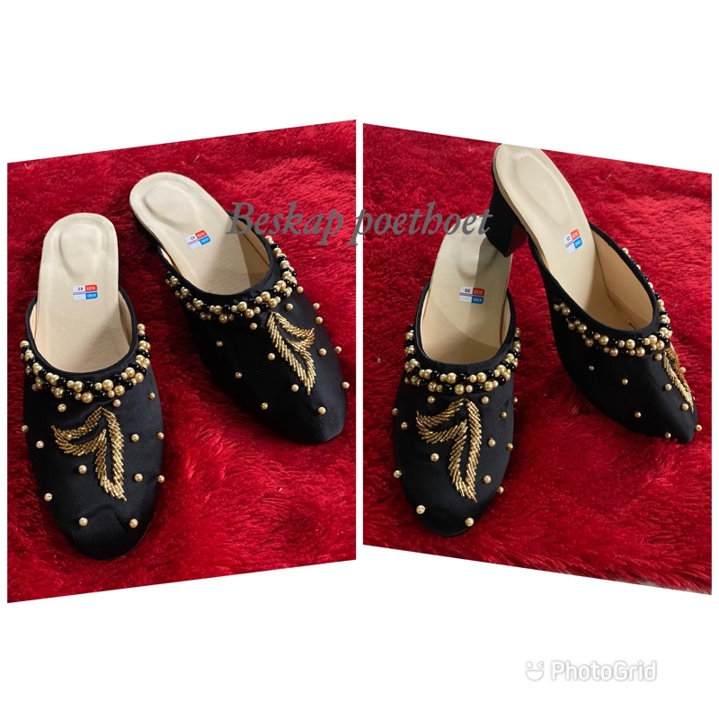 Jual sendal selop manten sepasang sandal slop pengantin pria wanita ...