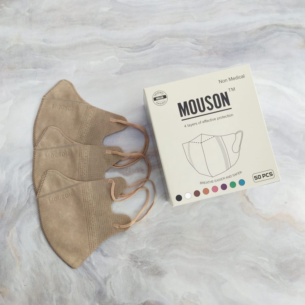 Jual MASKER DUCKBILL MOUSON ISI 50PCS | Shopee Indonesia